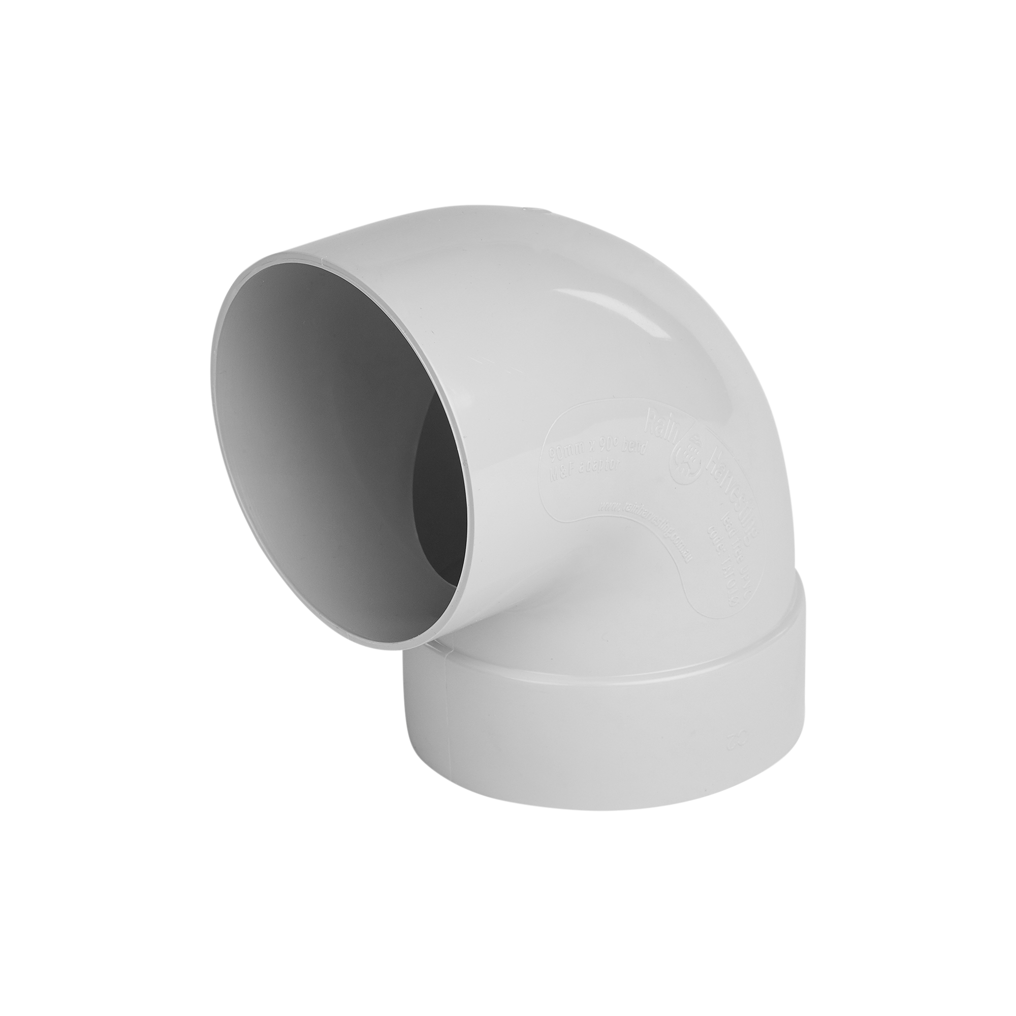 True 90° Tank Overflow Bends 90mm – Rain Harvesting Insider